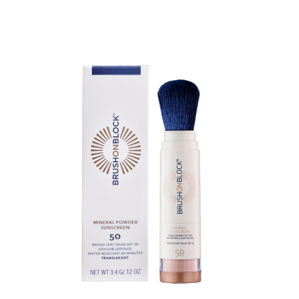 BRUSH ON BLOCK MINERAL POWDER SUNSCREEN SPF 50 TRANSLUCENT – NEOS DERM